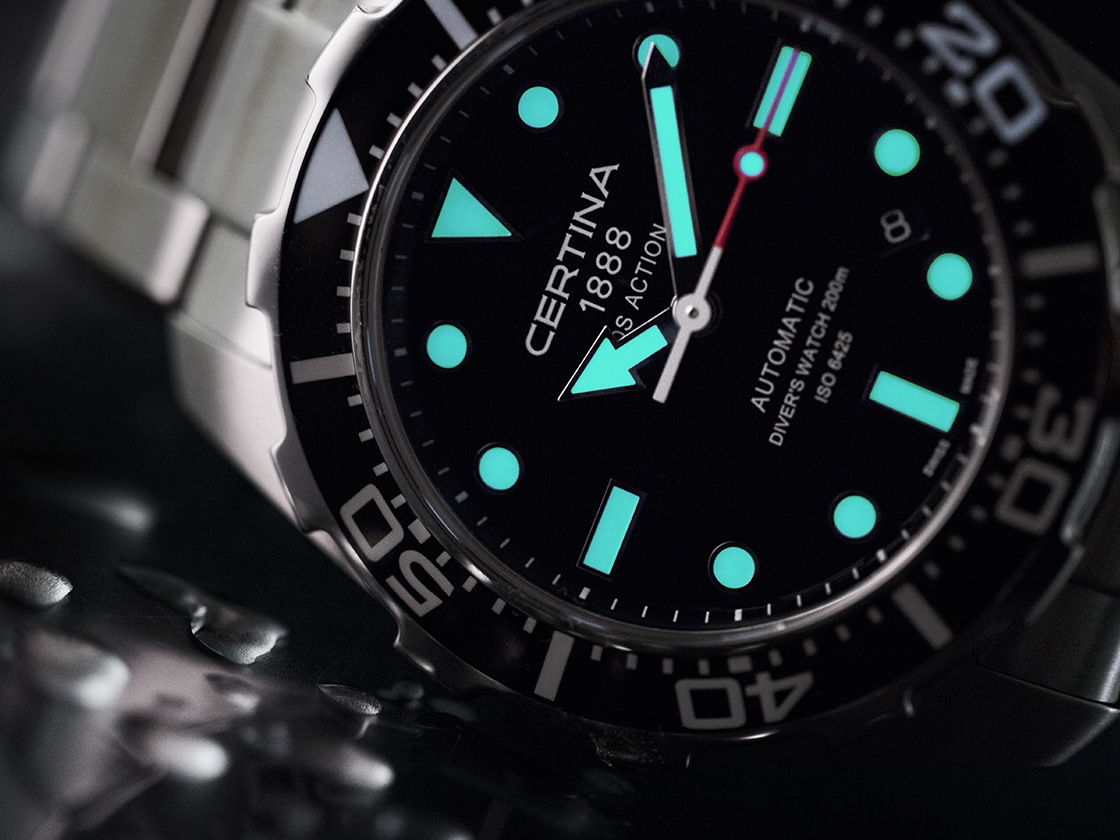 DS Action Day Date Powermatic 80 Automatic Blue 316L stainless steel 41 ...